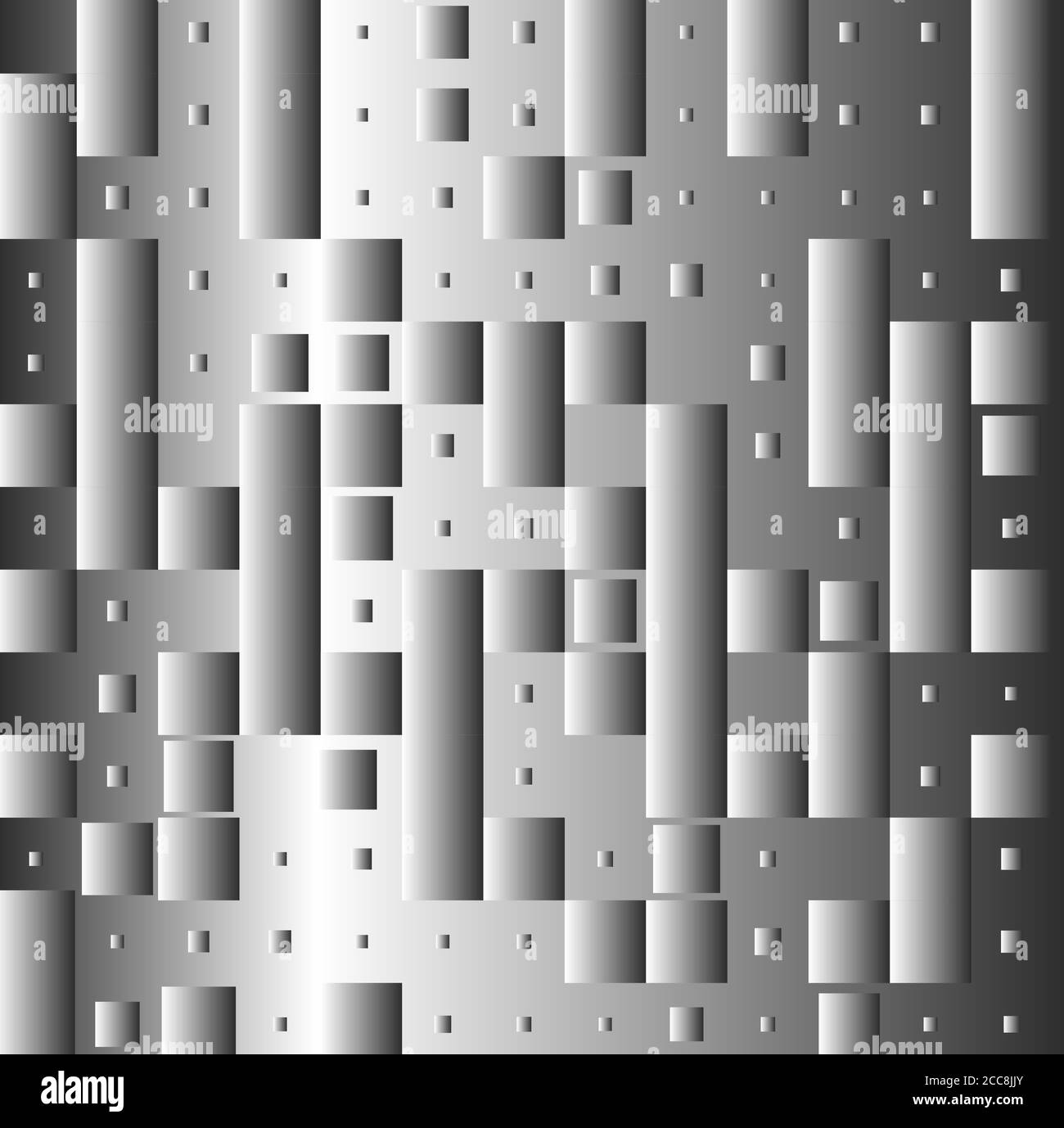 abstract metal background with cubes and cylinders Stock Photo - Alamy