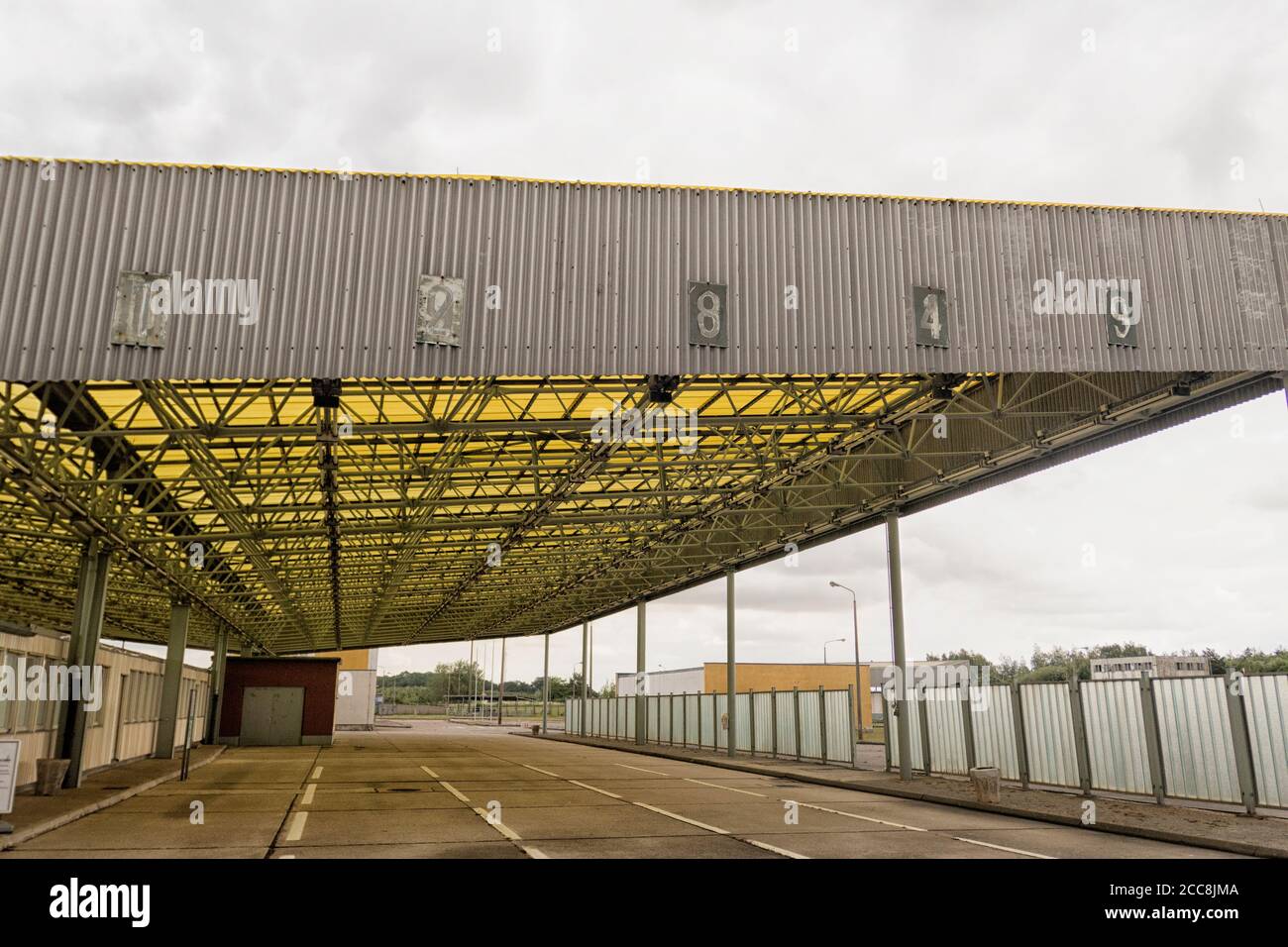 Border checkpoint helmstedt marienborn hi-res stock photography and ...