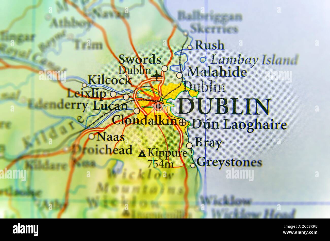 Dublin Europe Map Old Map Of Dublin Ireland Europe 1756 Art Print