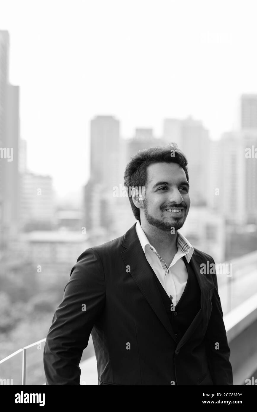 Indian rooftop view Black and White Stock Photos & Images - Alamy