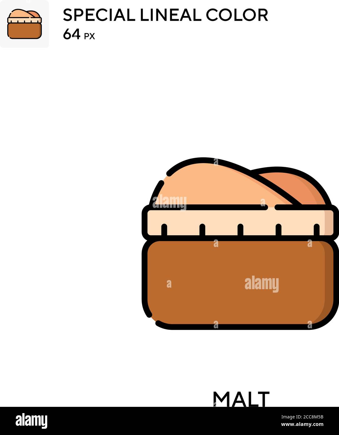 Malt Special lineal color vector icon. Illustration symbol design ...
