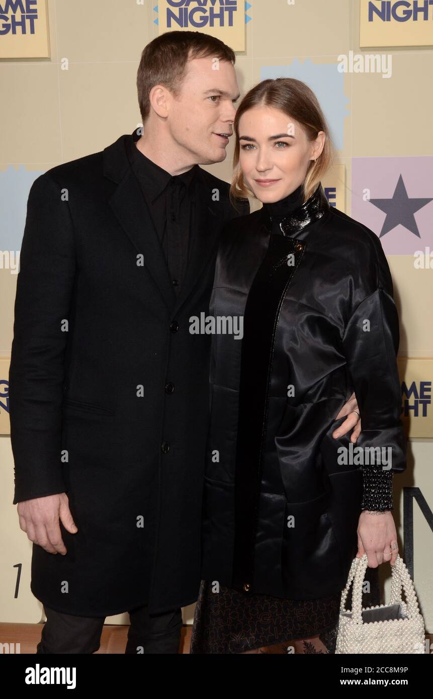 LOS ANGELES - FEB 21: Michael C. Hall at the Game Night Premiere at the ...