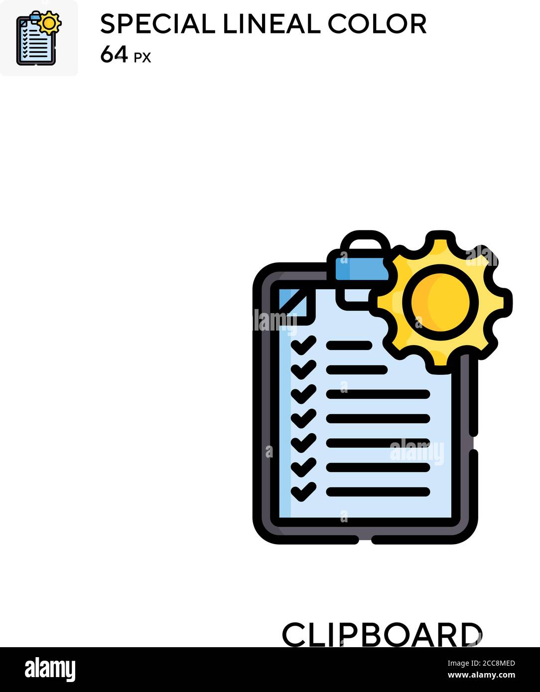 List lineal icon symbol Stock Vector Images - Alamy