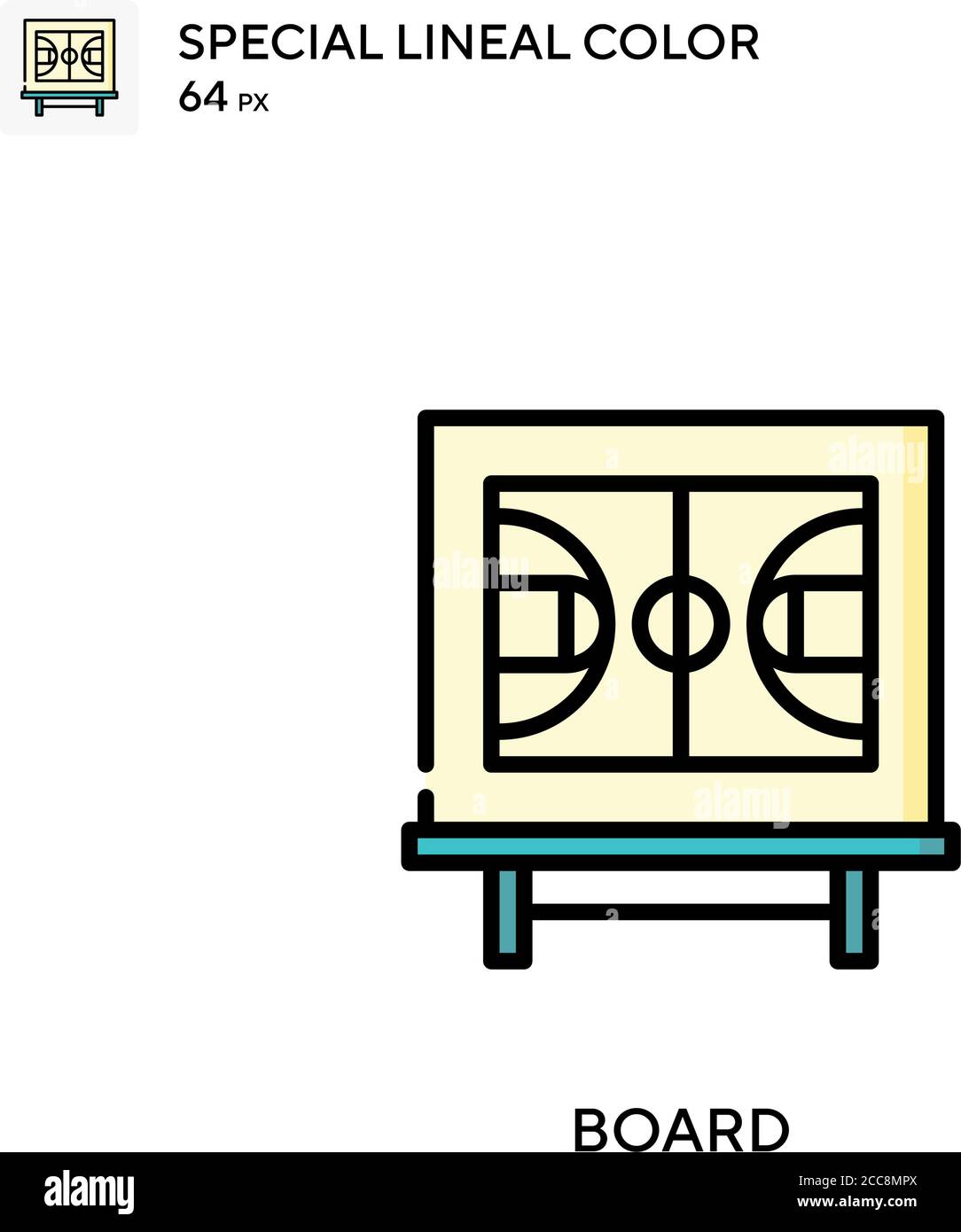 Board Special lineal color vector icon. Illustration symbol design ...