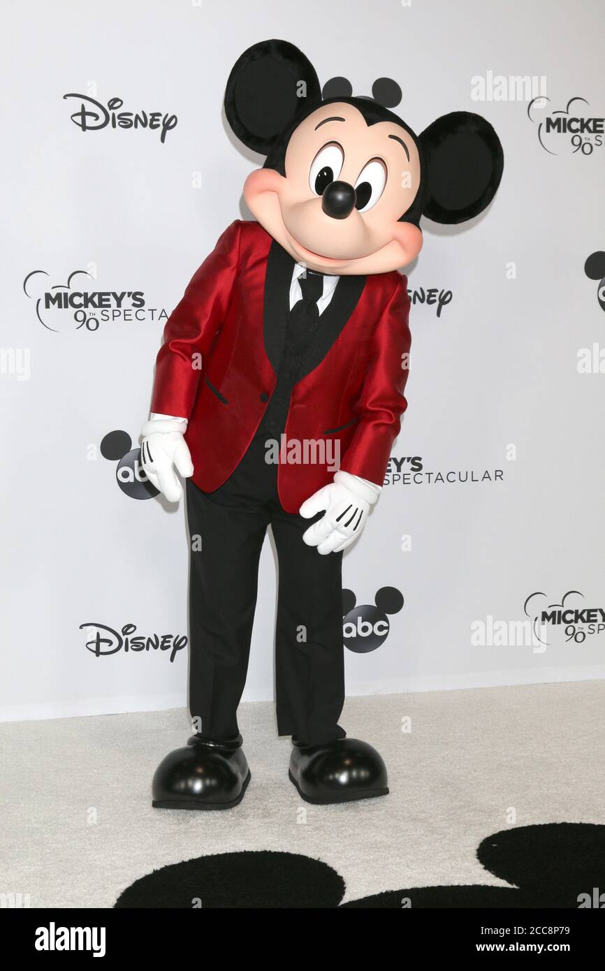 LOS ANGELES - OCT 6: Mickey Mouse at the Mickey's 90th Spectacular ...