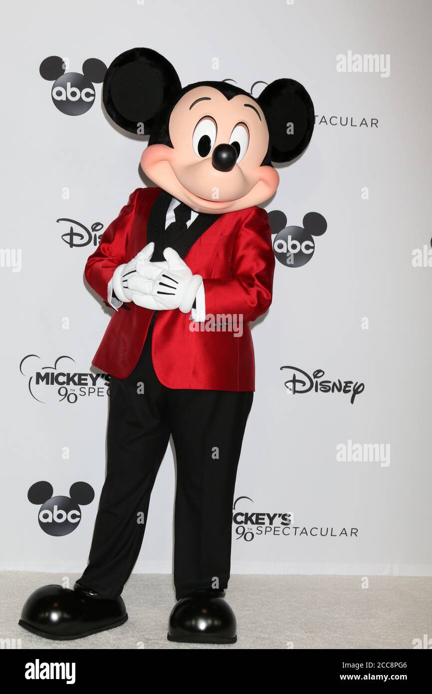LOS ANGELES - OCT 6: Mickey Mouse at the Mickey's 90th Spectacular ...