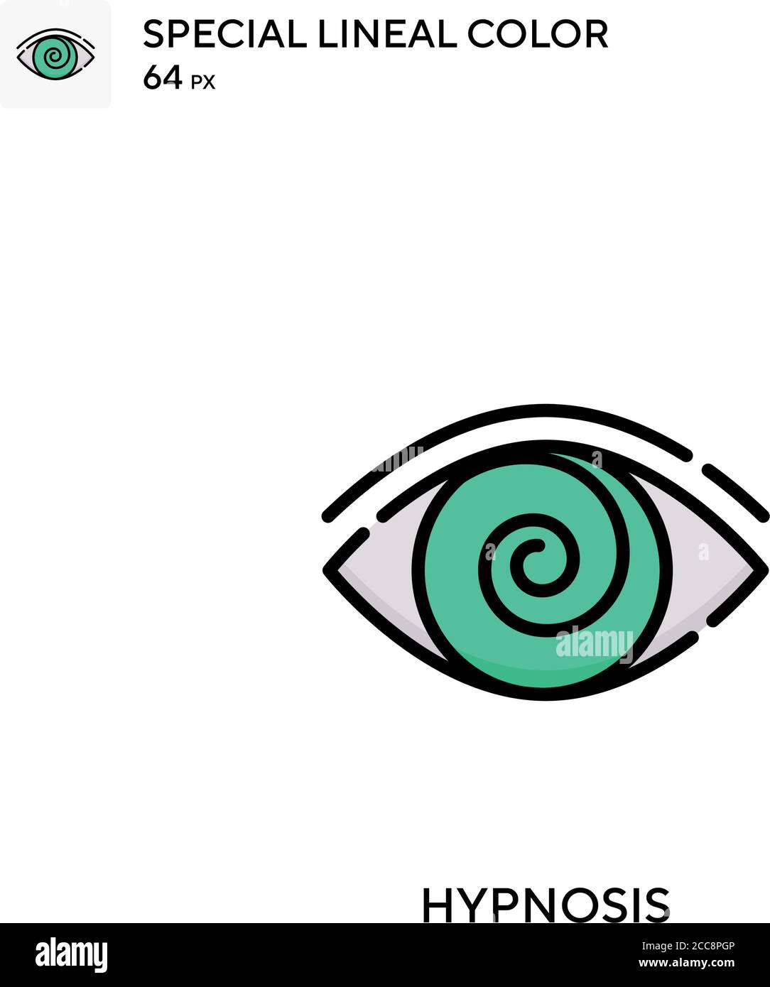 Hypnosis Special lineal color vector icon. Illustration symbol design ...