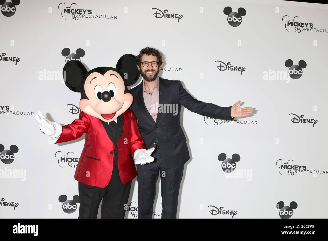 LOS ANGELES - OCT 6: Mickey Mouse, Josh Groban at the Mickey's 90th ...