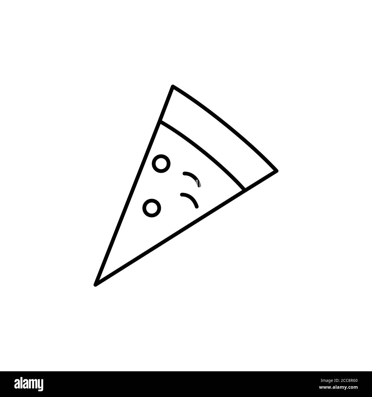 Pizza box icon flat Black and White Stock Photos & Images - Alamy