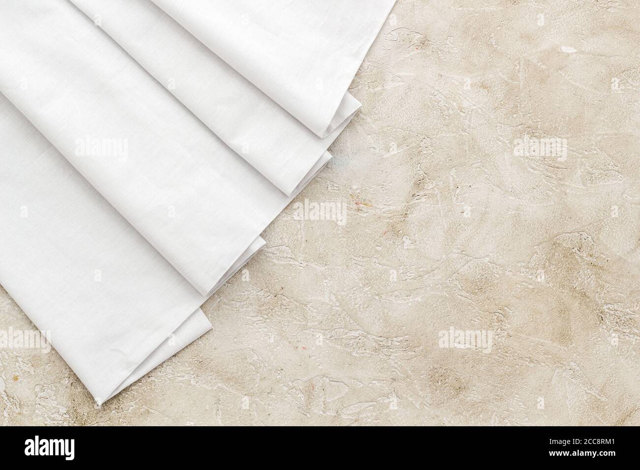 Fabric top view with textile texture, copy space Stock Photo - Alamy