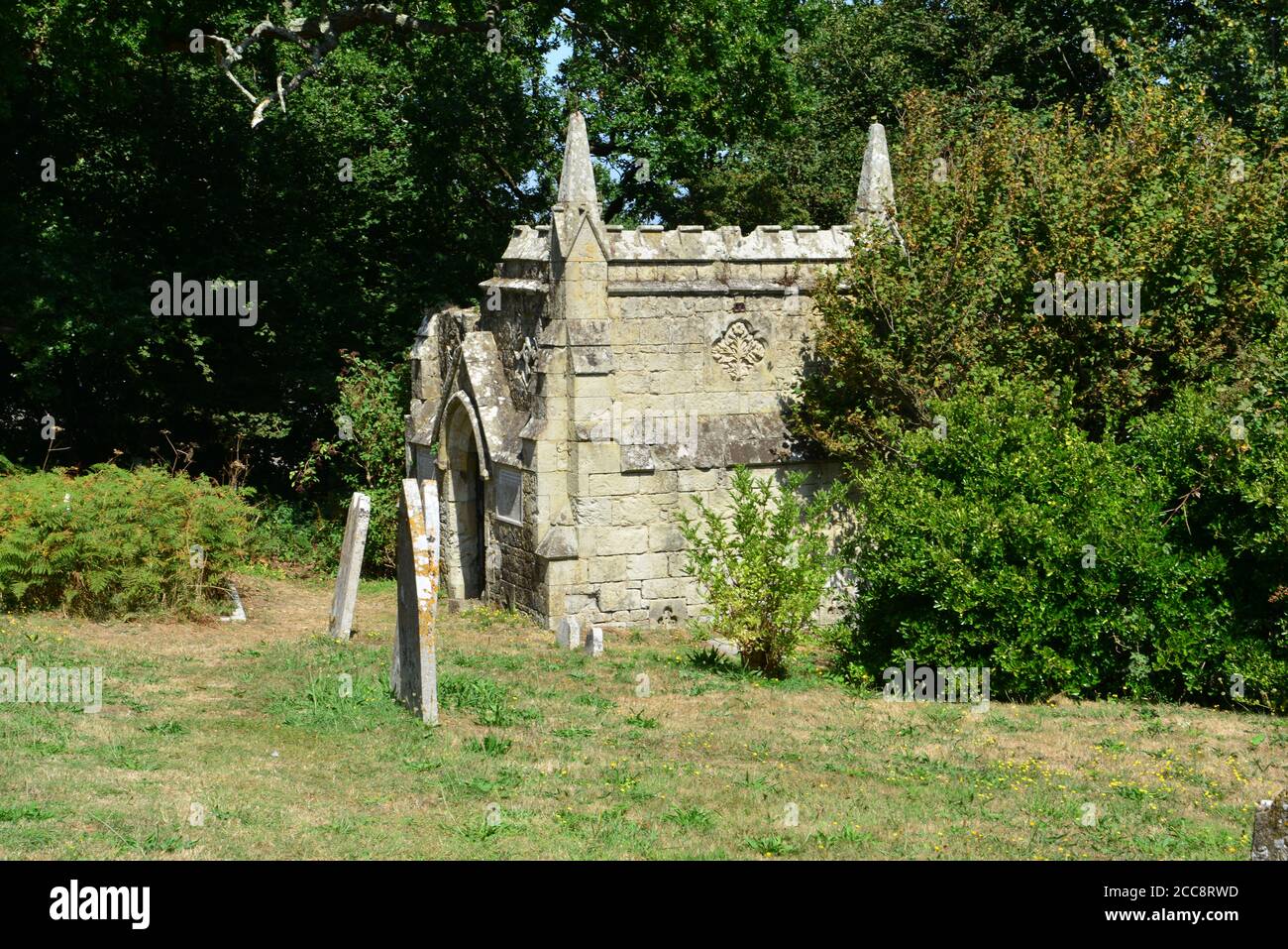 Grave stones in a cemetery in the Isle of Wight Stock Photo - Alamy