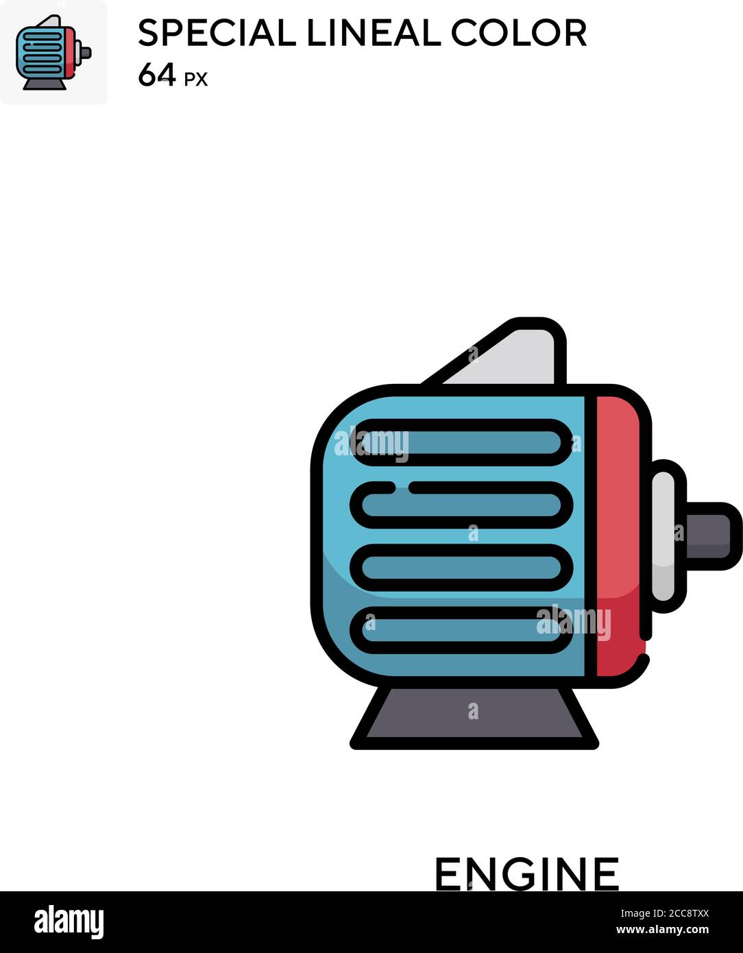 Engine Special lineal color vector icon. Illustration symbol design ...