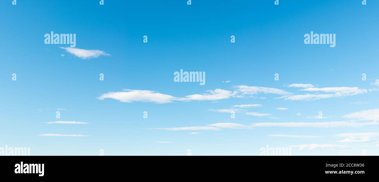 Beautiful blue sky panoramic hi-res stock photography and images - Alamy