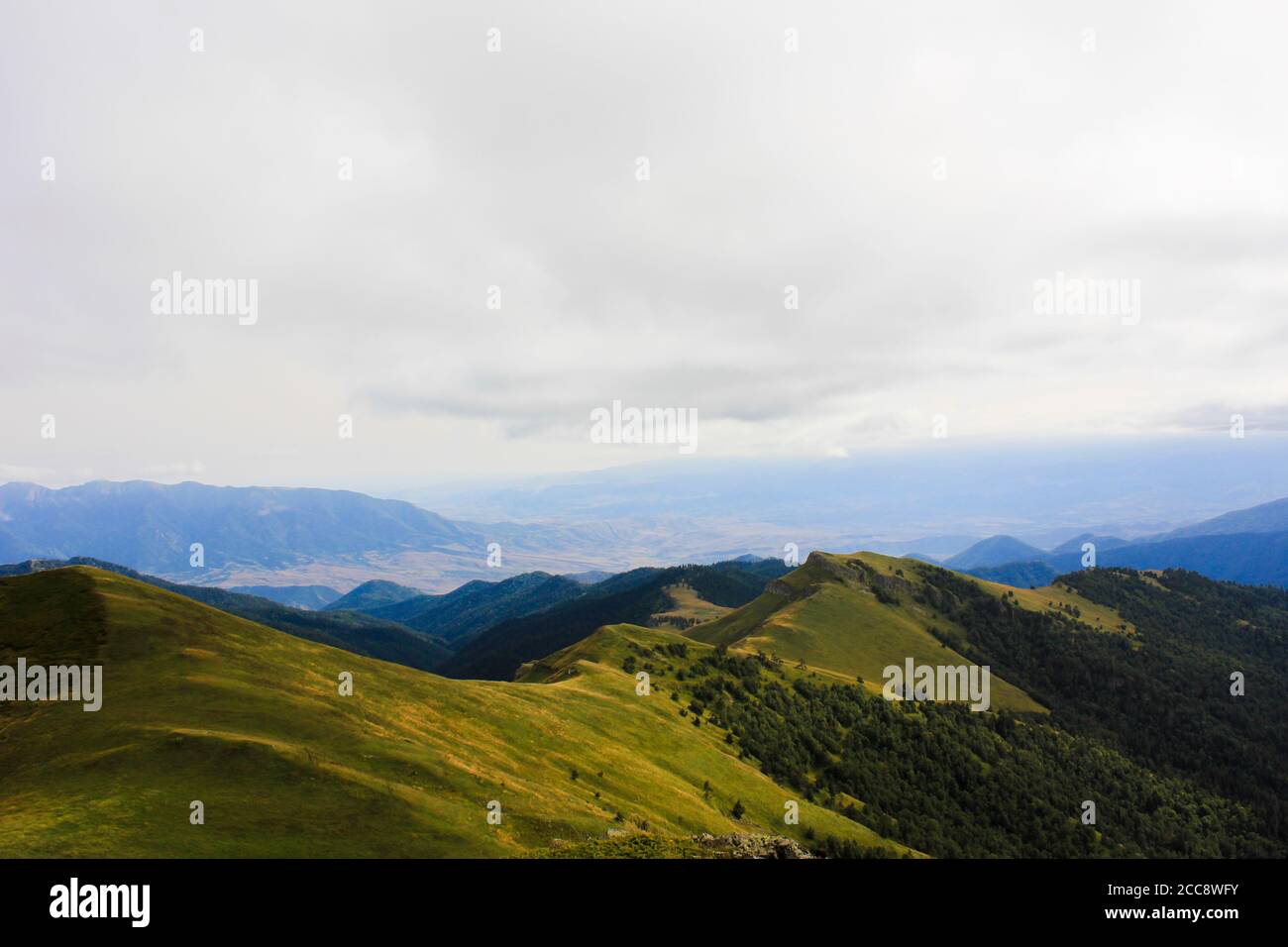 Mountain landscape and beautiful view in Georgia Stock Photo - Alamy