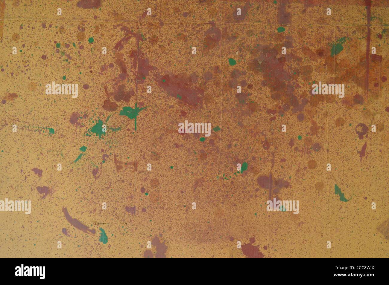 image shows paint of different colour on brown cardboard. This was not ...