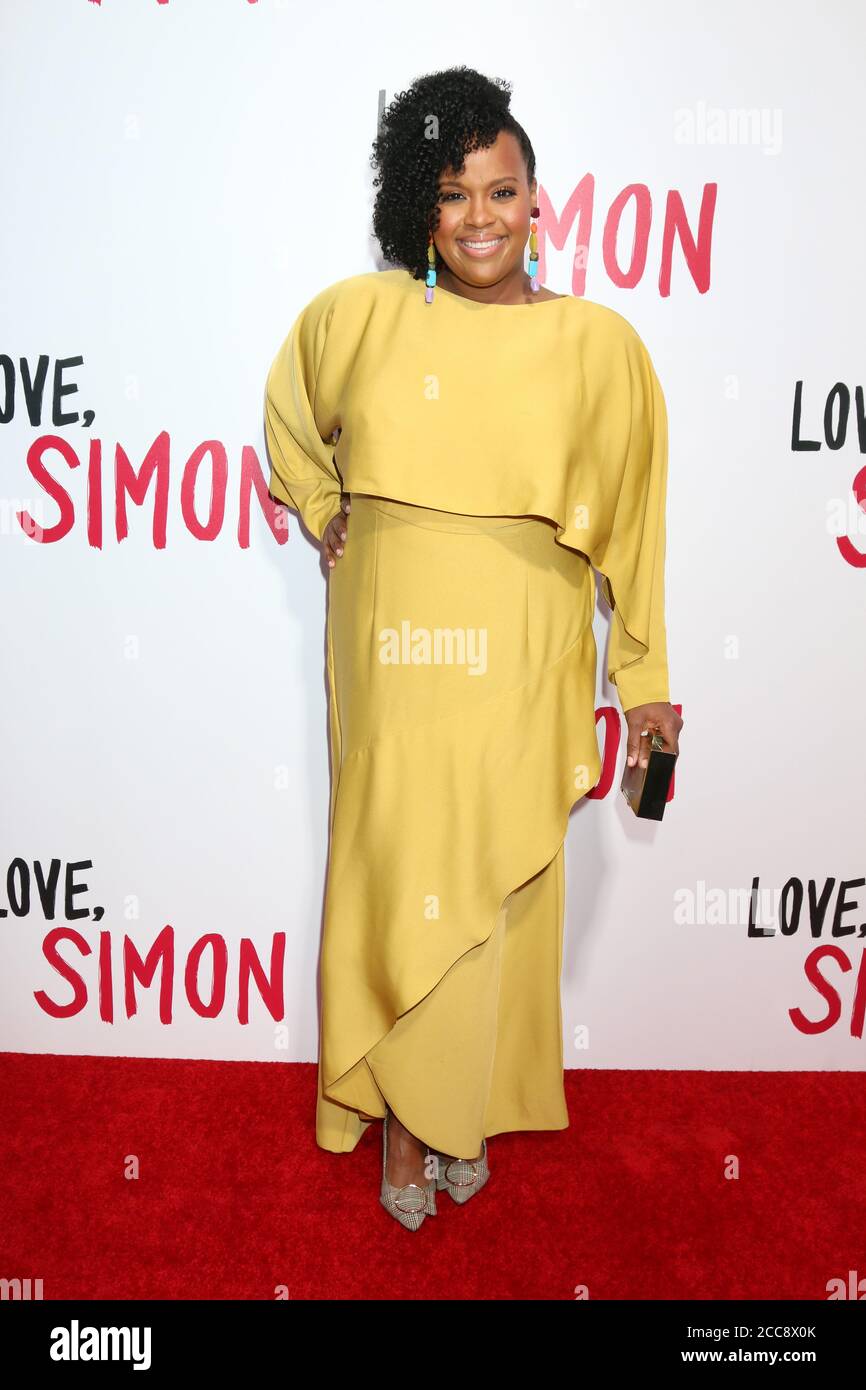 LOS ANGELES - MAR 13: Natasha Rothwell at the Love, Simon Special ...