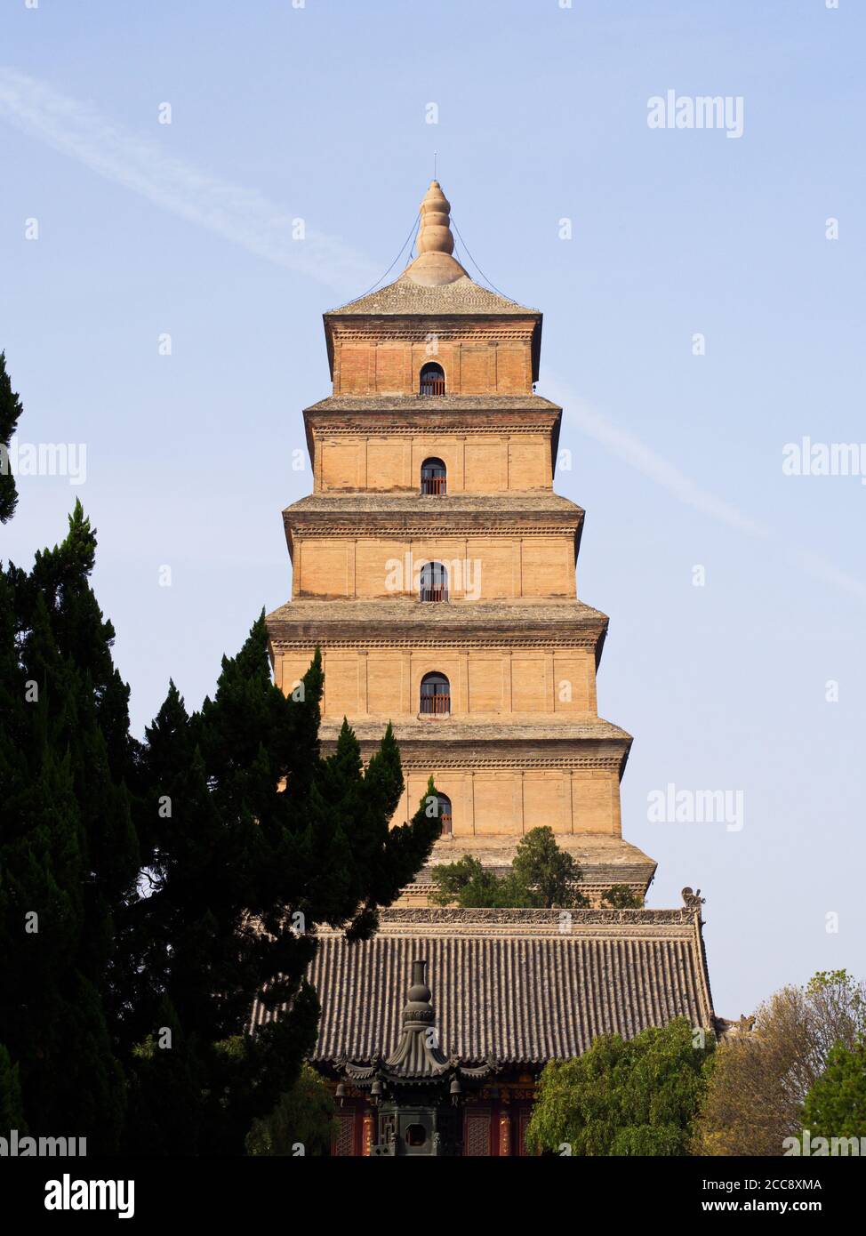 Giant Wild Goose Pagoda or Big Wild Goose Pagoda is a Buddhist pagoda ...
