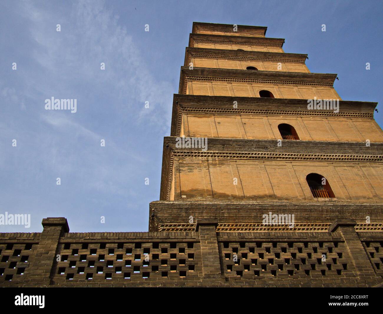 Giant Wild Goose Pagoda or Big Wild Goose Pagoda is a Buddhist pagoda ...