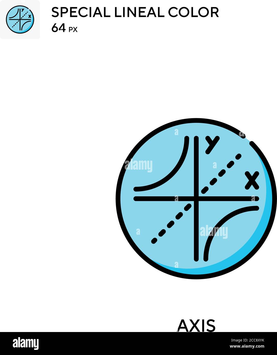 Axis Special lineal color vector icon. Illustration symbol design ...