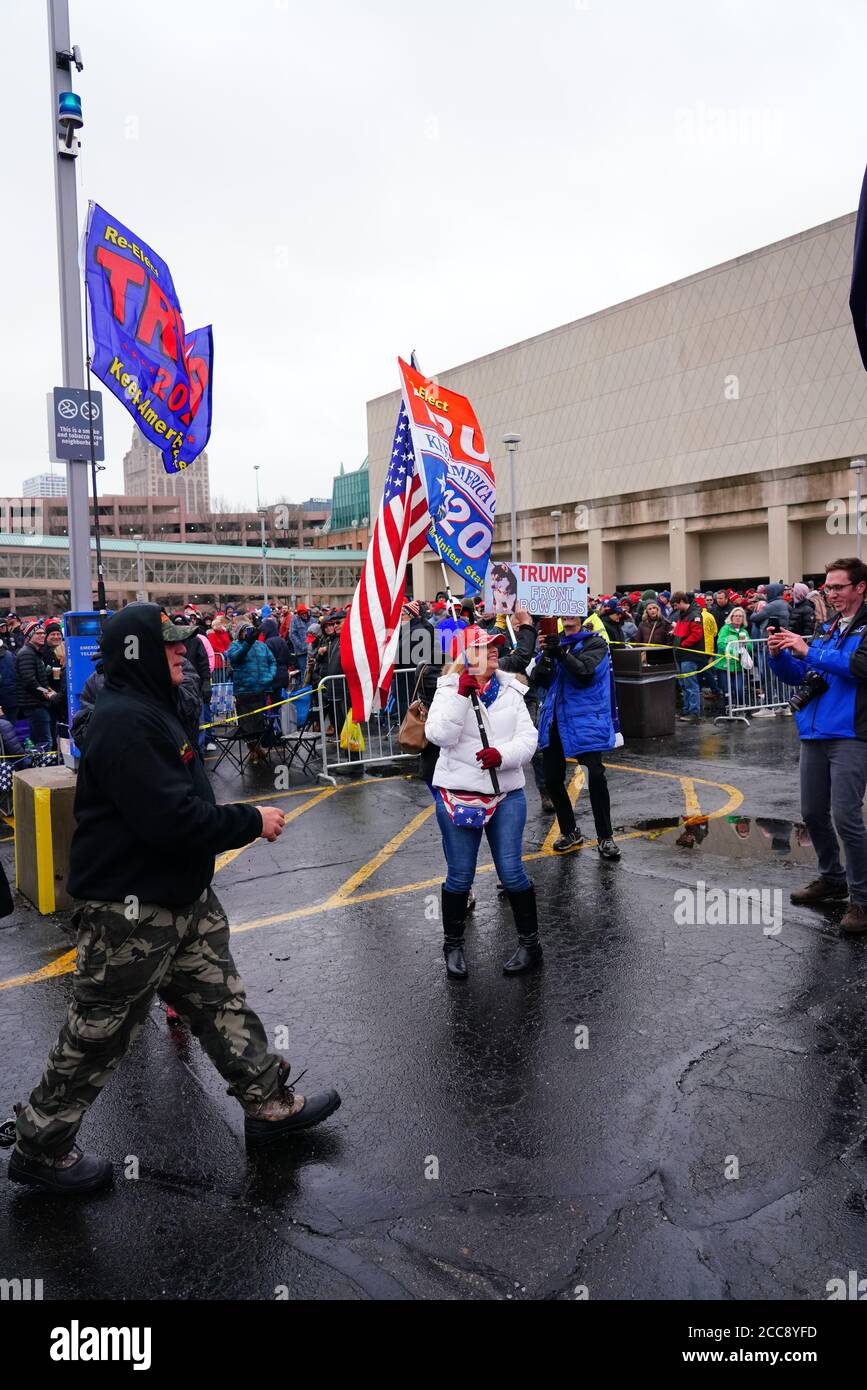 Supporters of 45th United States American President Donald J. Trump ...