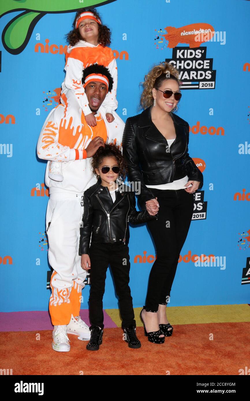 LOS ANGELES - MAR 24: Nick Cannon, Moroccan Cannon, Mariah Carey ...