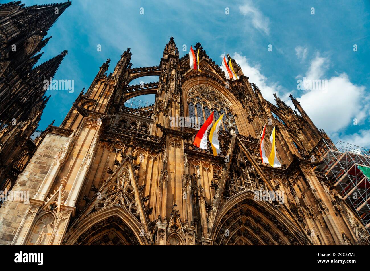 June 2019. Cologne Cathedral in the morning sun, Cologne, Germany Stock ...