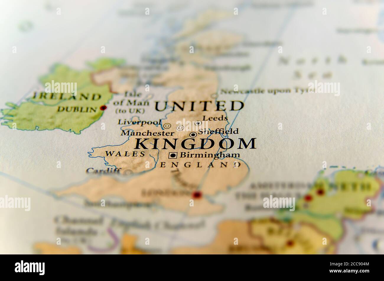 United kingdom map capital cities hi-res stock photography and images ...