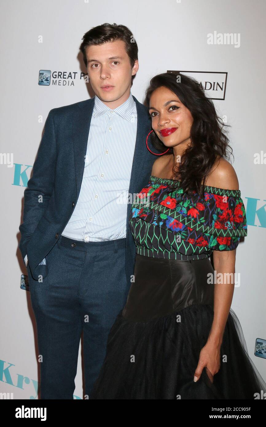 LOS ANGELES - APR 5: Nick Robinson, Rosario Dawson at the Krystal ...