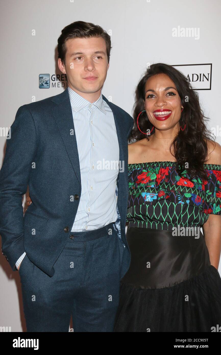 LOS ANGELES - APR 5: Nick Robinson, Rosario Dawson at the Krystal ...