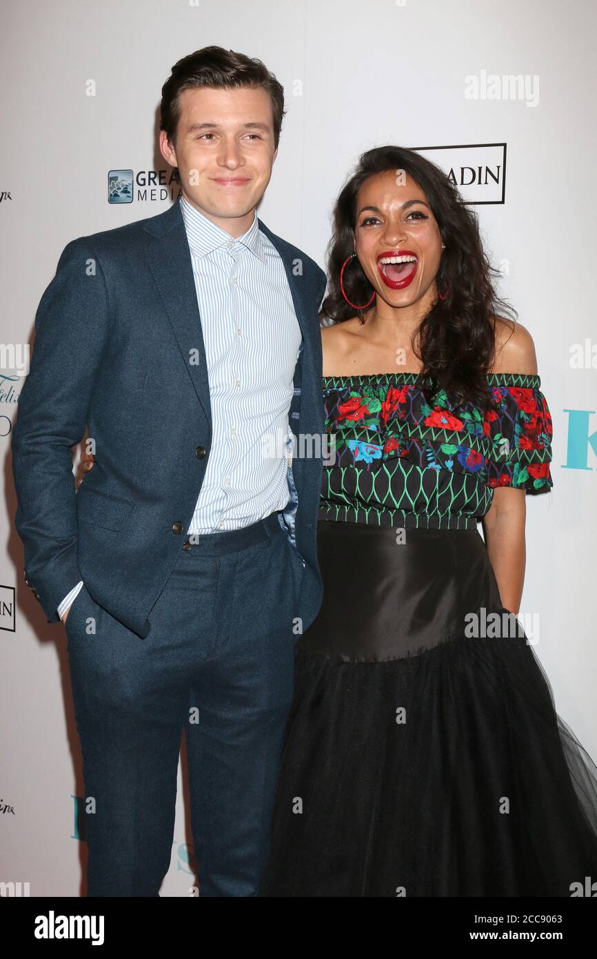 LOS ANGELES - APR 5: Nick Robinson, Rosario Dawson at the Krystal ...