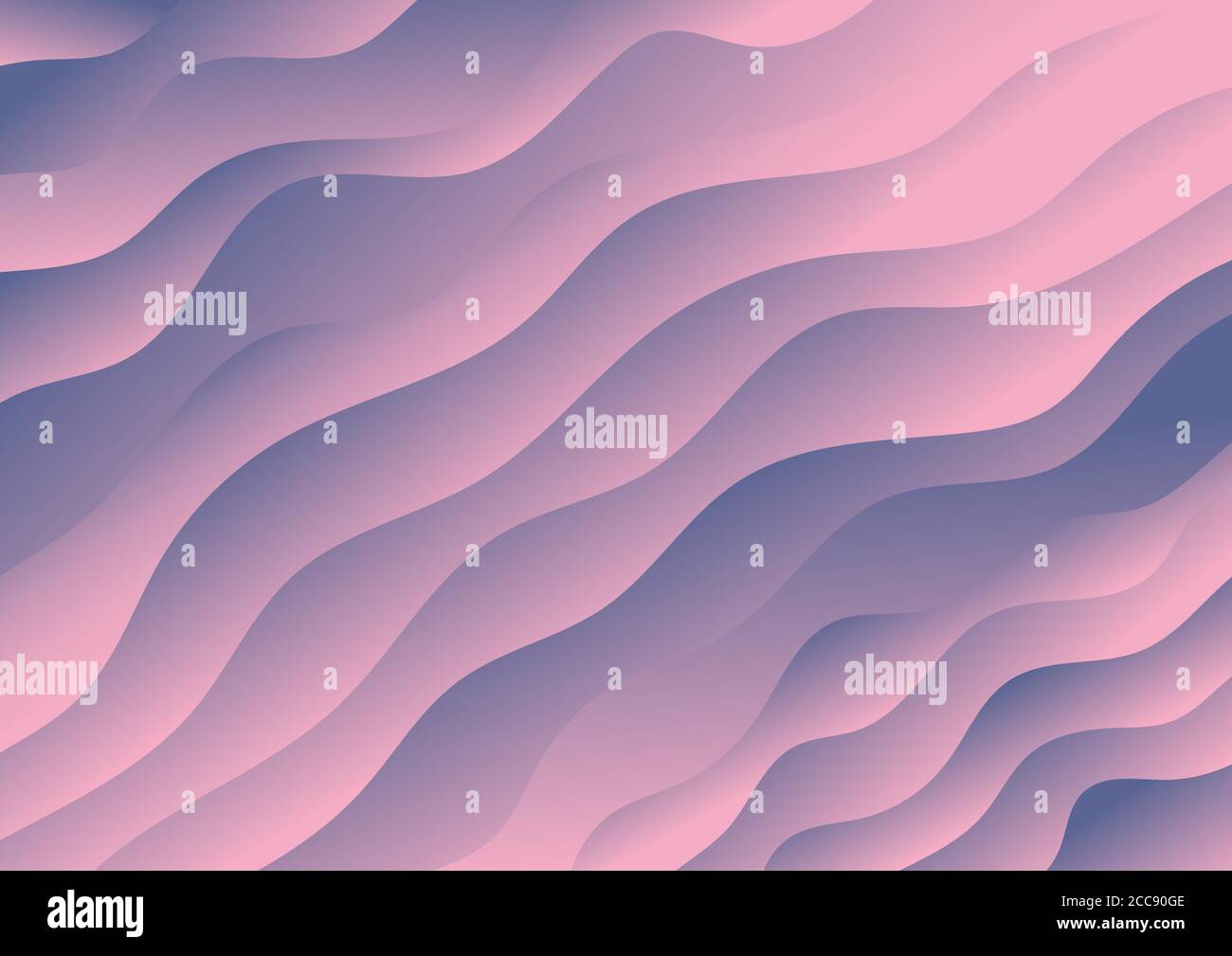 Abstract background pink and blue gradient wave dynamic effect. Modern ...
