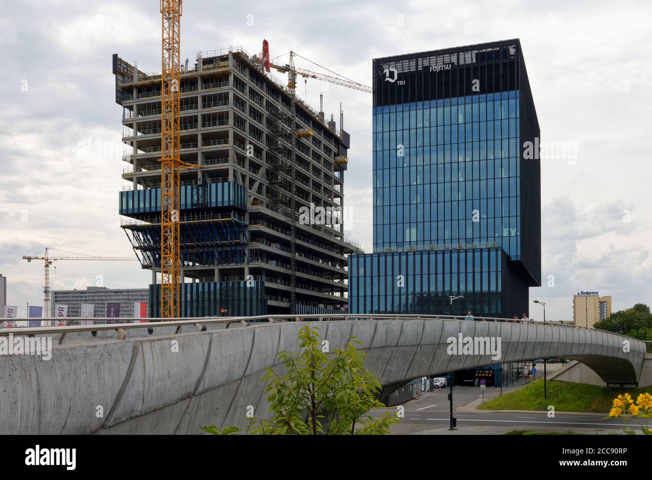 Katowice, construciton site of KTW II office tower Stock Photo - Alamy