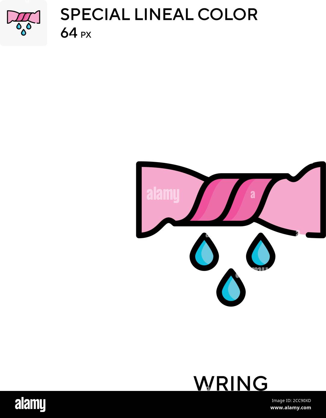 Wring Special lineal color vector icon. Illustration symbol design ...