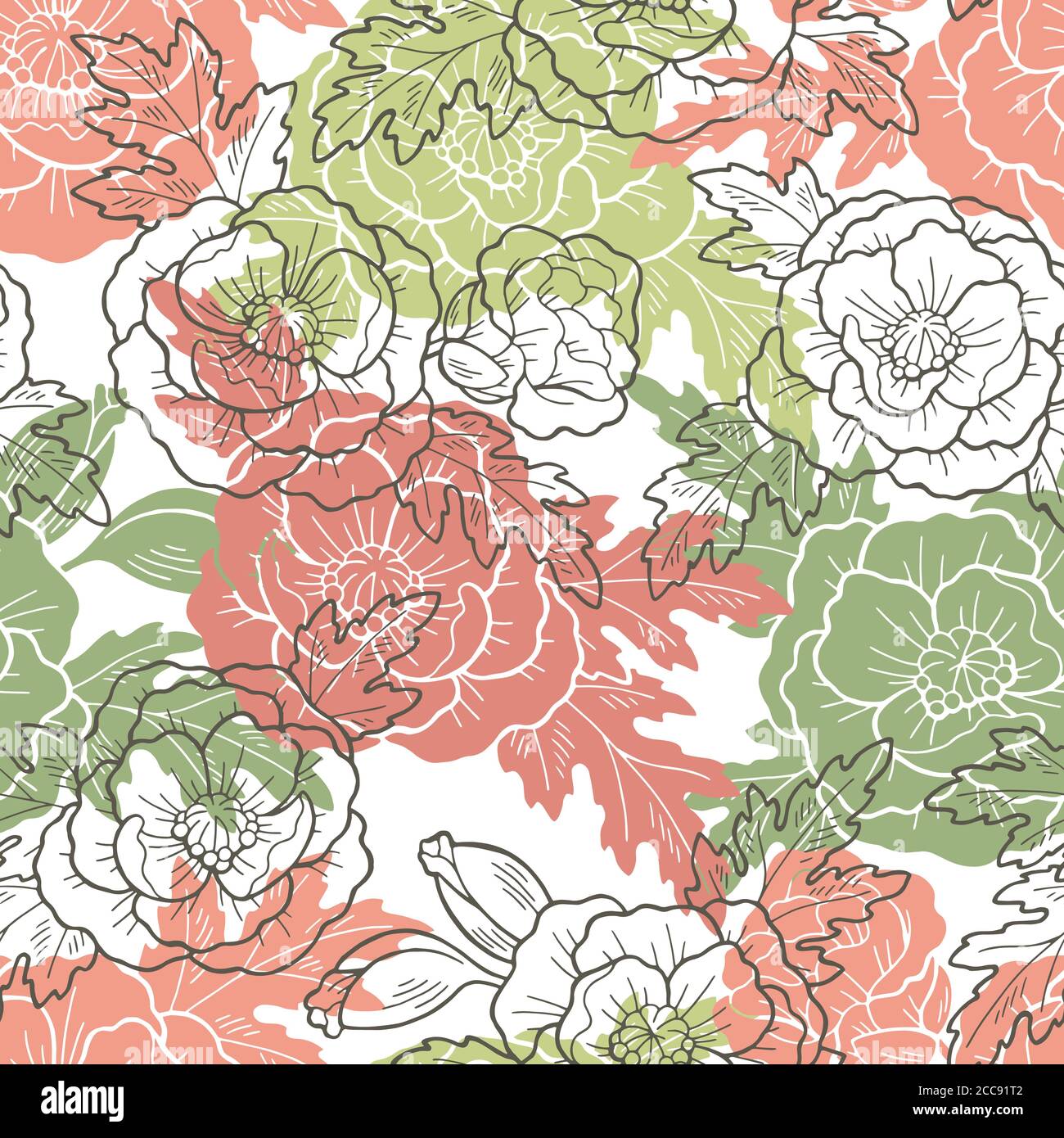 Cartoon Poppy Flower High Resolution Stock Photography and Images - Alamy