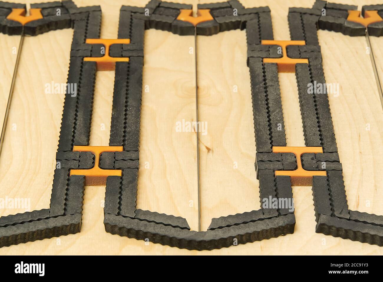 Cutting dies form - polygraph industry, for cutting and folding paper ...