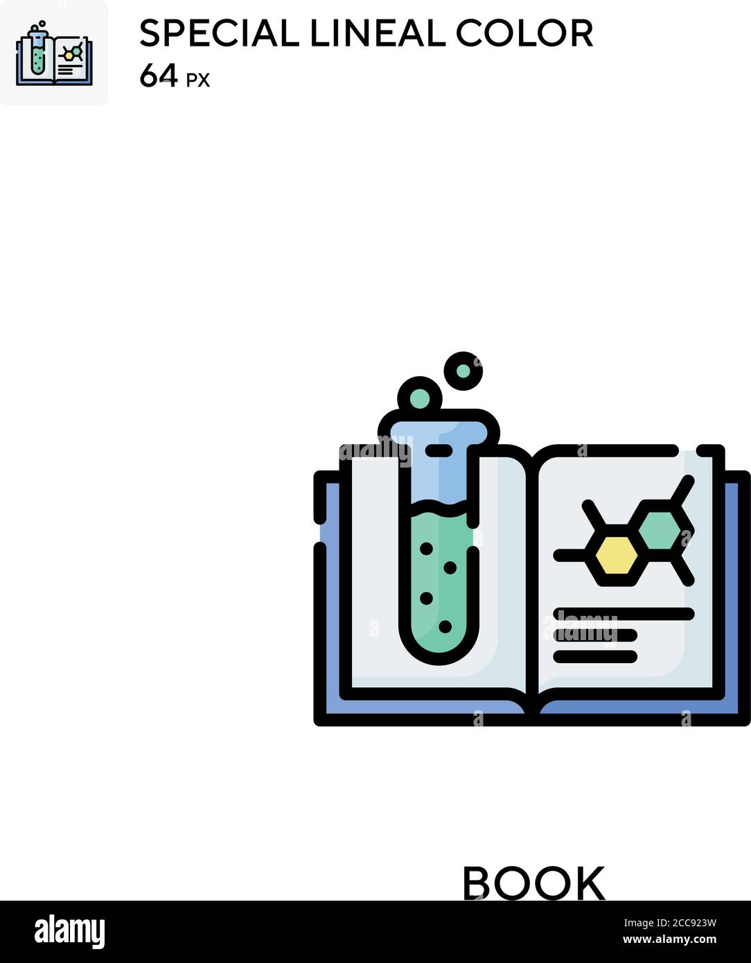 Book Special lineal color vector icon. Illustration symbol design ...