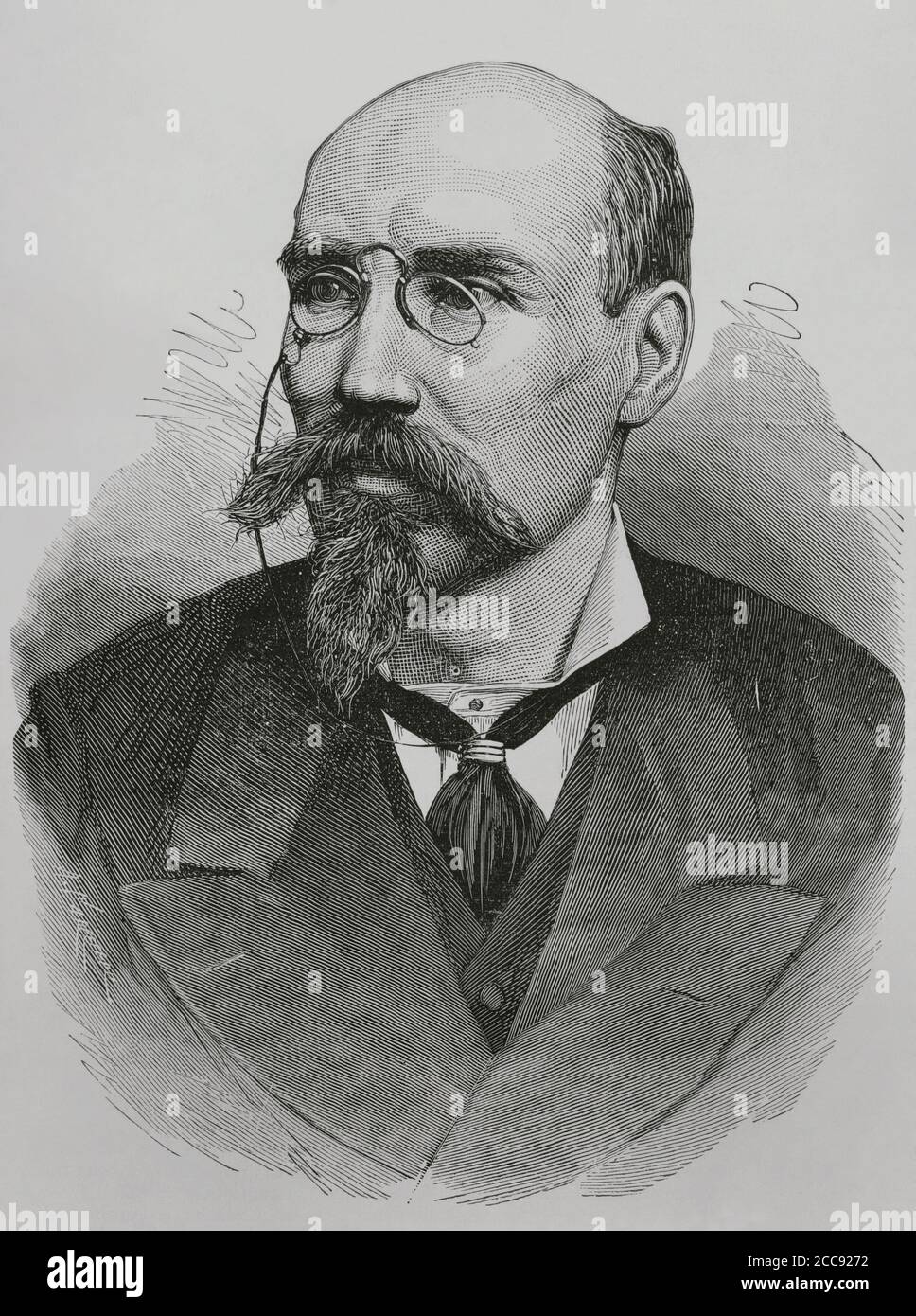 José Echegaray y Eizaguirre (1832-1916). Spanish civil engineer ...