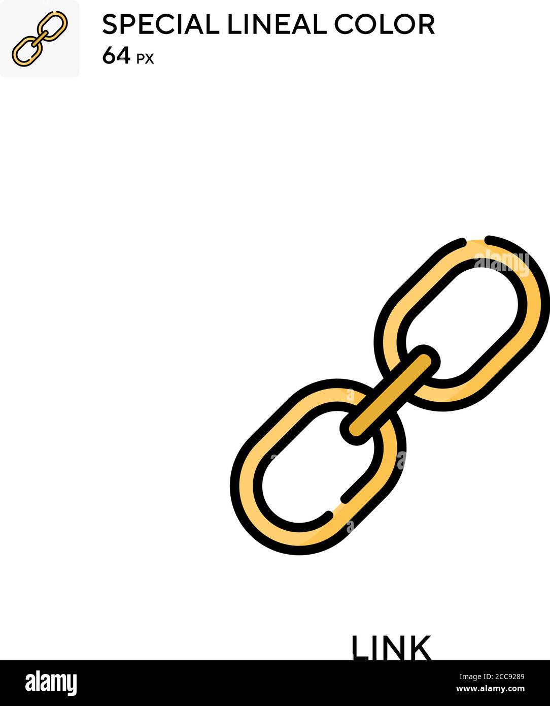 Link Special lineal color vector icon. Illustration symbol design ...