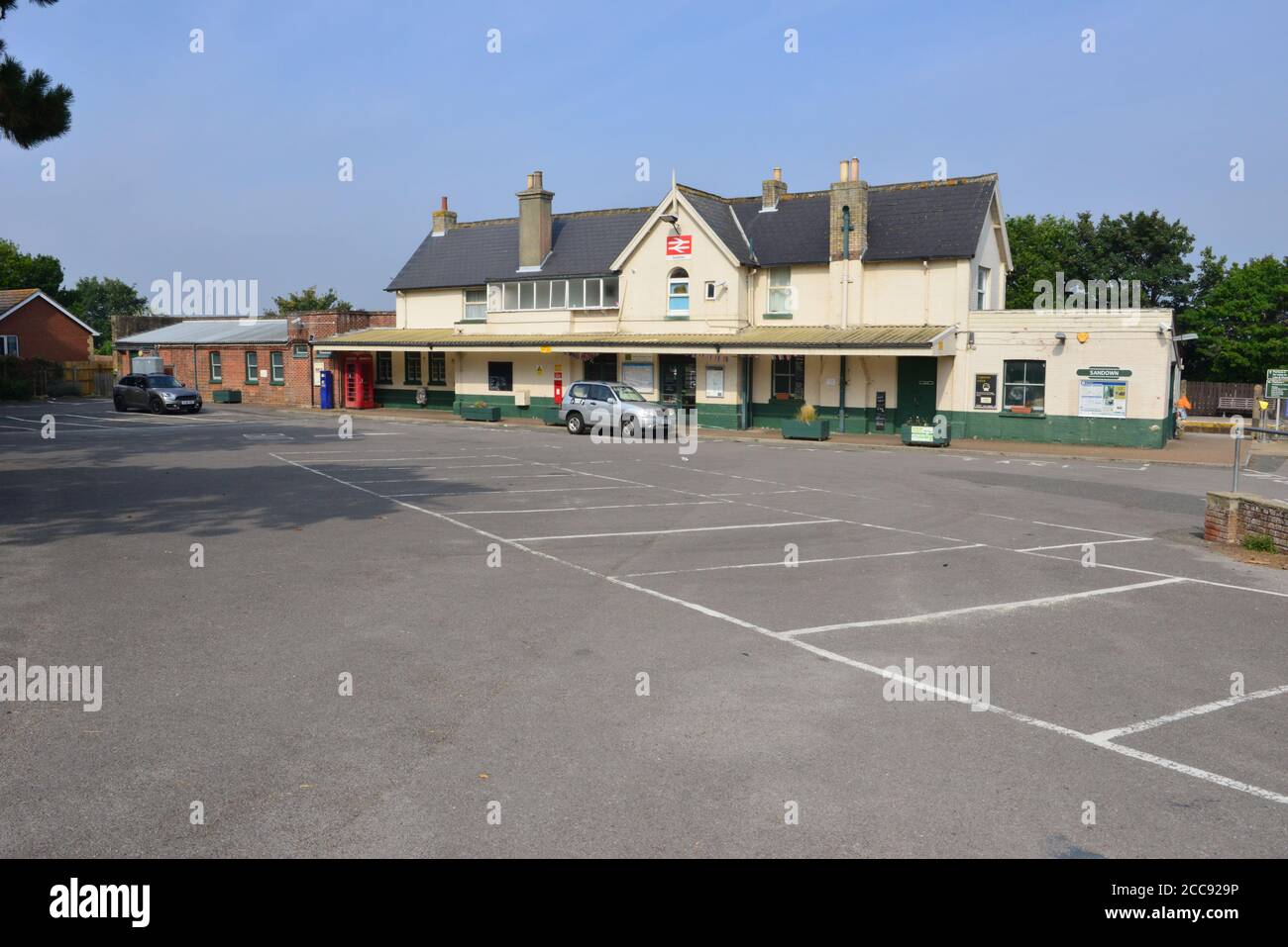 Sandown station on the Isle of Wight Stock Photo - Alamy