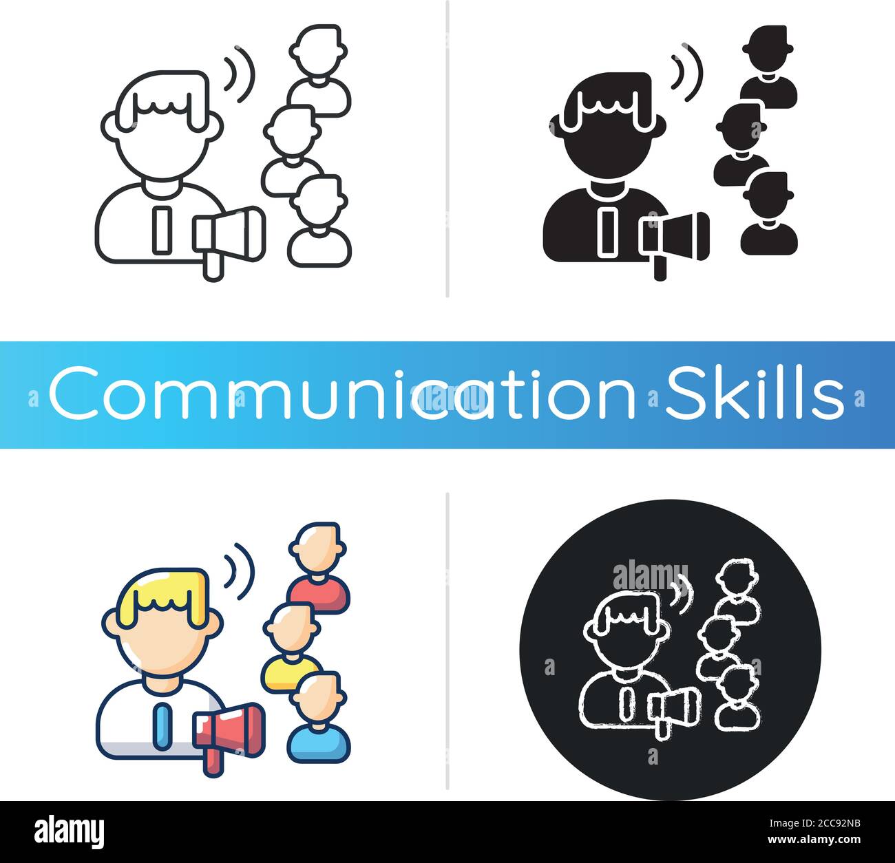 Influencing skills icon Stock Vector Image & Art - Alamy