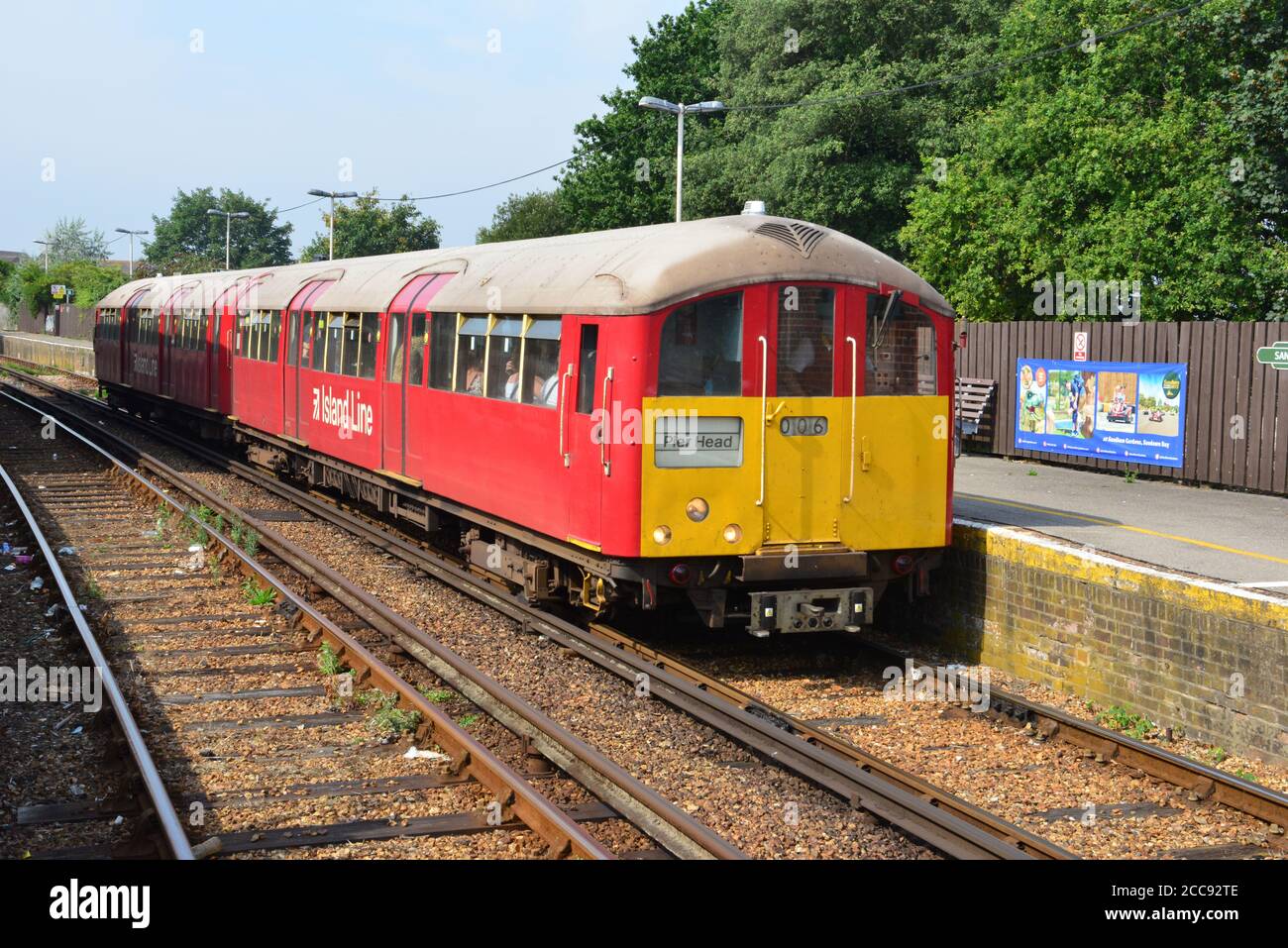 An old London Underground train on the Isle of Wight Stock Photo - Alamy