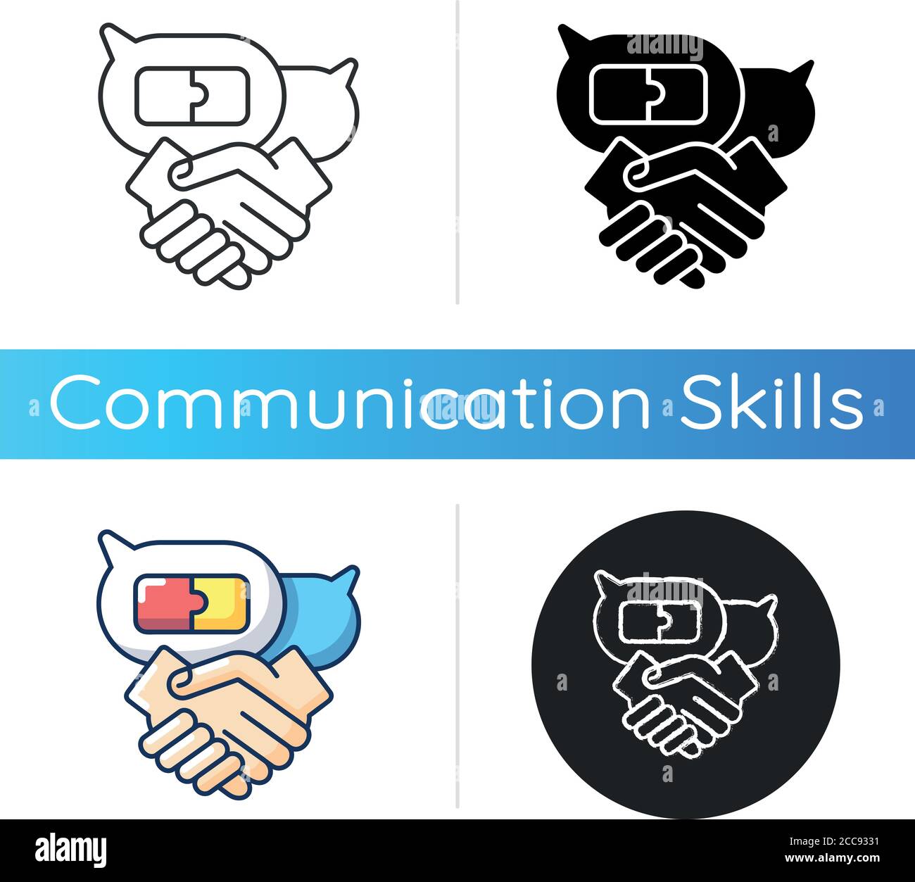 Negotiation skills icon Stock Vector Image & Art - Alamy