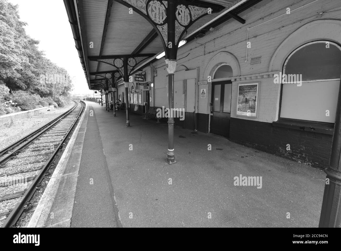 Shanklin station on the Isle of Wight Stock Photo - Alamy
