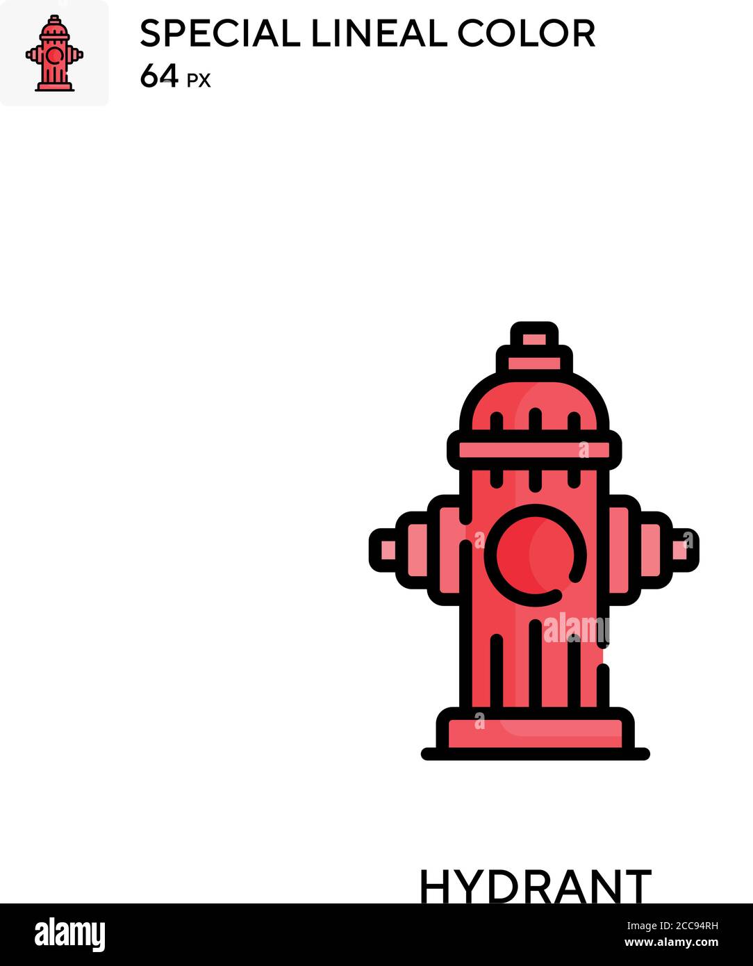 Hydrant Special lineal color vector icon. Illustration symbol design ...