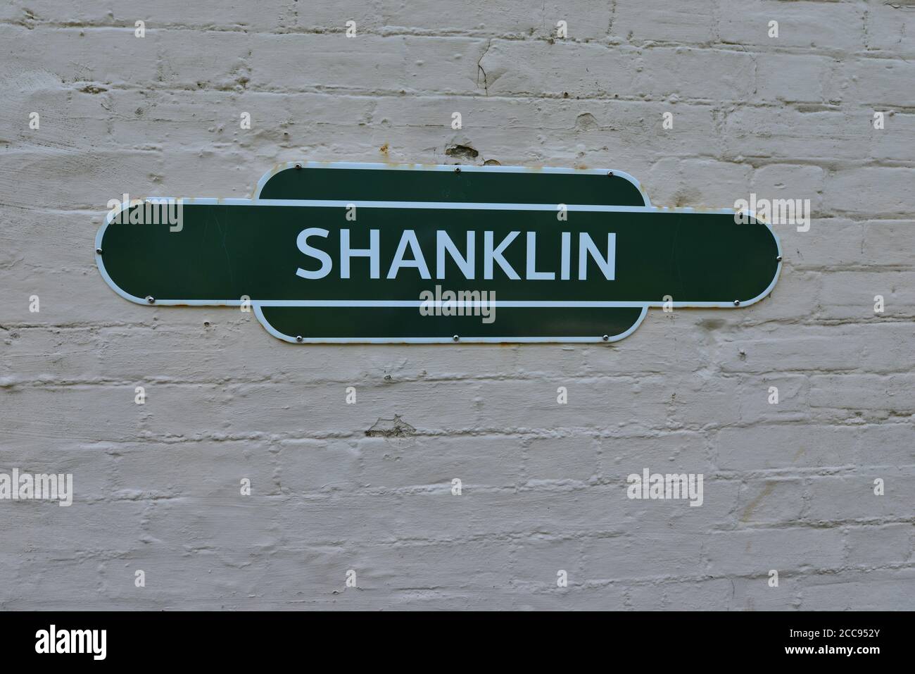 Shanklin station on the Isle of Wight Stock Photo - Alamy