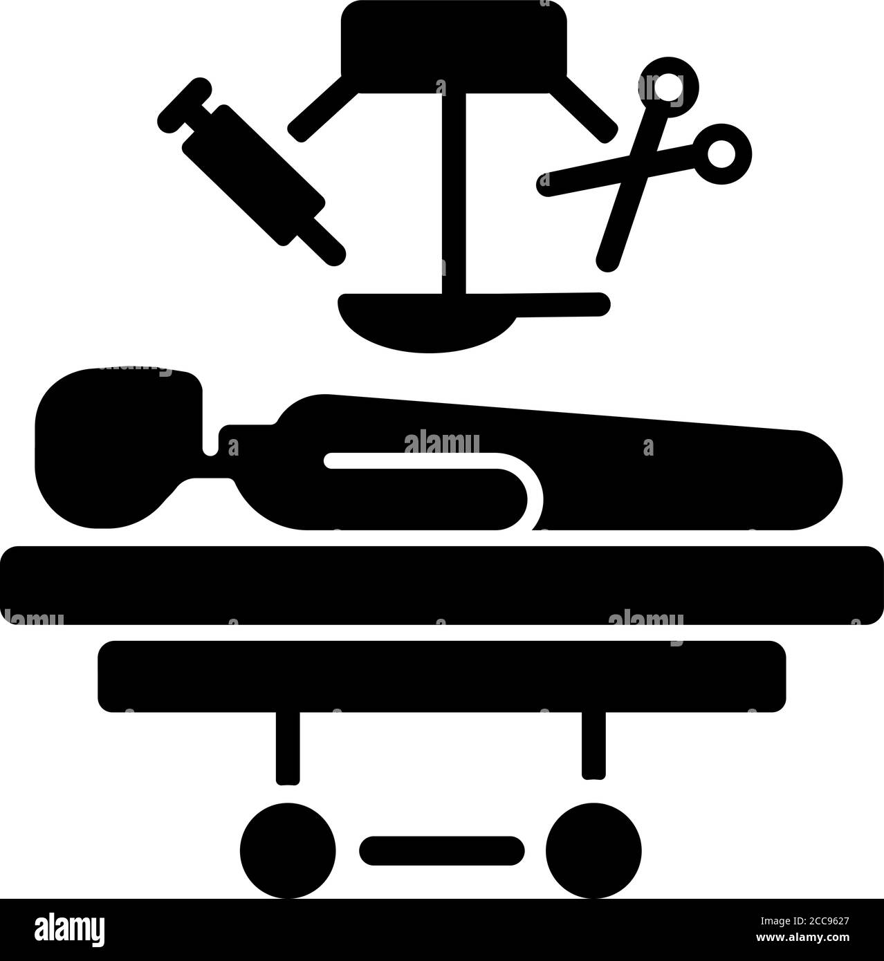 Surgery black glyph icon Stock Vector Image & Art - Alamy