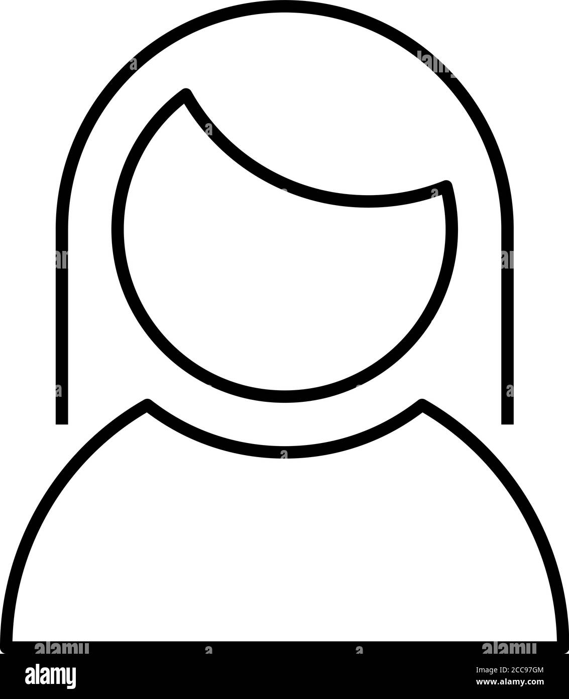 Person Outline Female