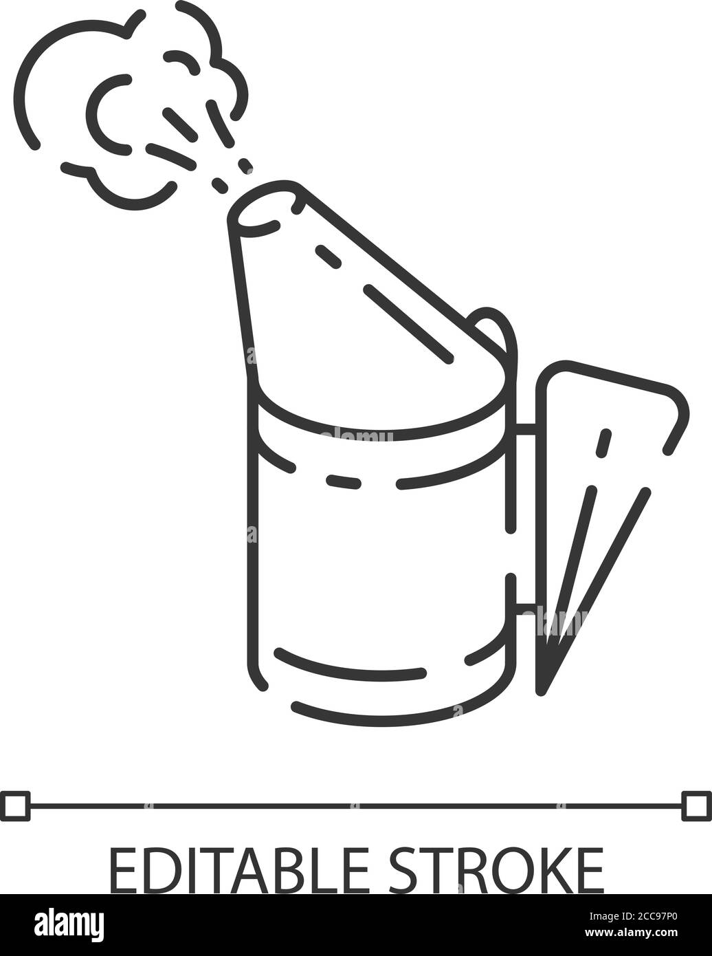 Bee smoker beekeeper apiary Cut Out Stock Images & Pictures - Alamy