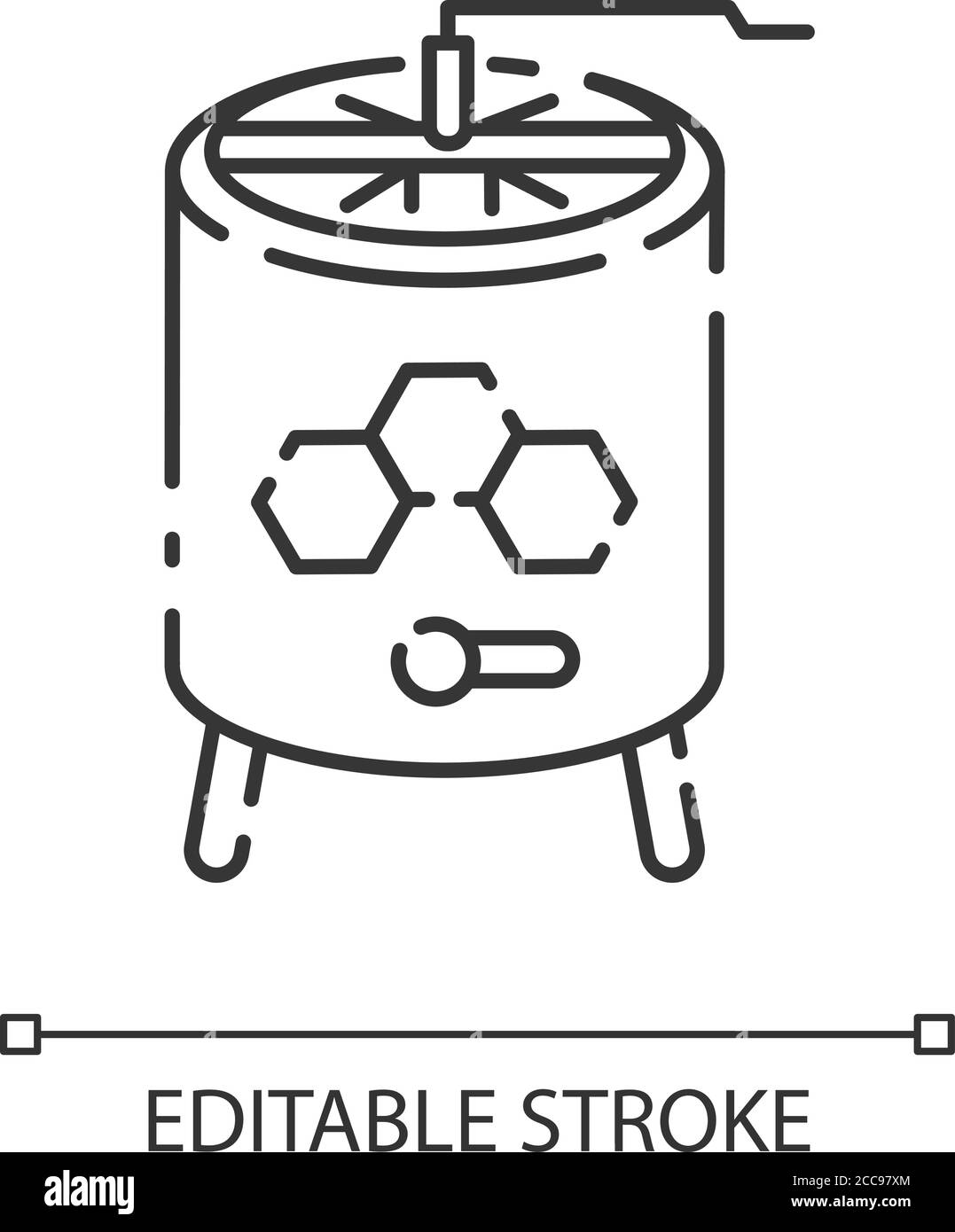 Honey extractor linear icon Stock Vector Image & Art - Alamy