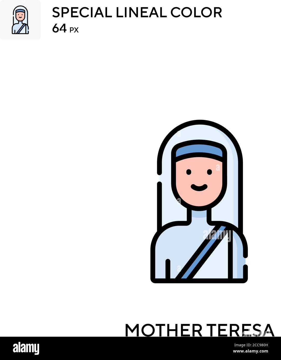 Mother teresa calcutta Stock Vector Images - Alamy